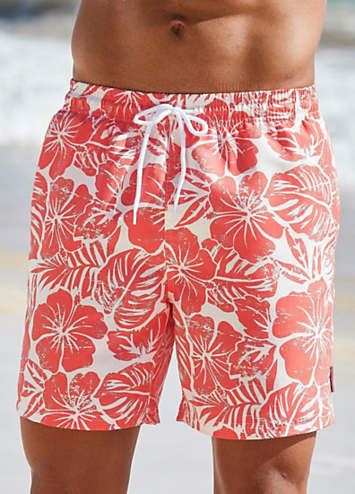 Bench Tropical Print Swim Shorts | Freemans