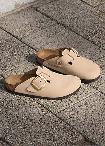 Birkenstock Boston Big Buckle Sandcastle | Freemans