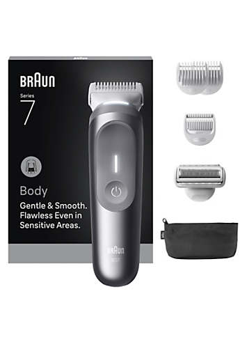 Braun Body Groomer Series 7 - +6 Grooming Tools, Trim & Shave ...