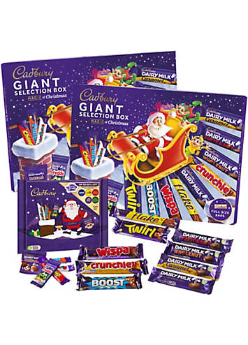 Cadbury Christmas Giant Chocolate Selection Box - Bundle of 2 | Freemans