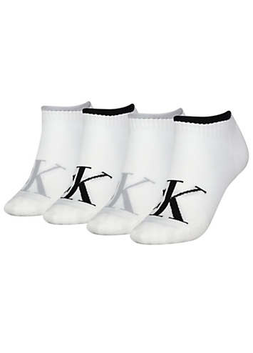Calvin Klein Pack of 4 Trainer Socks Freemans