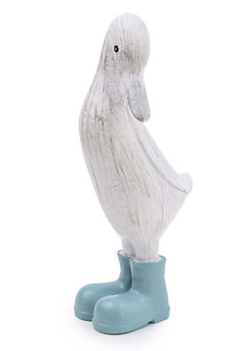 Candlelight 23cm Light Blue Duck with Wellies | Freemans