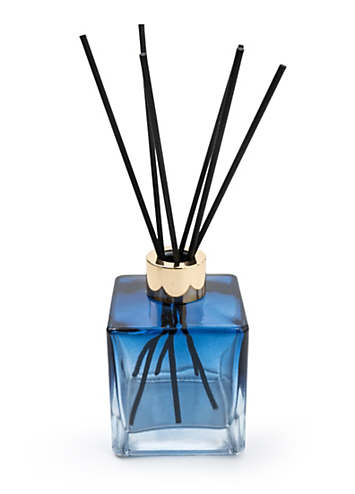 Candlelight Blue Ombre Cabin in the Woods 200ml Square Glass Reed ...