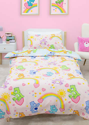 Care Bears Sunshine Reversible Single Duvet Cover Set | Freemans