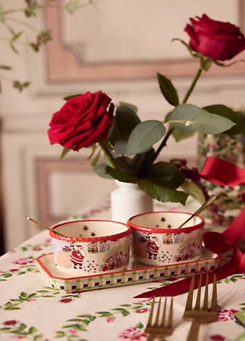 Cath Kidston Christmas Condiment Pot Set | Freemans