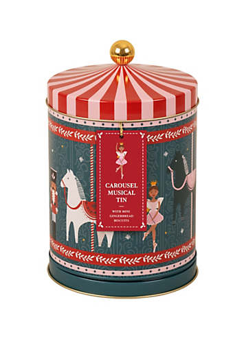 Christmas Carousel Musical Tin with Festive Mini Bites | Freemans