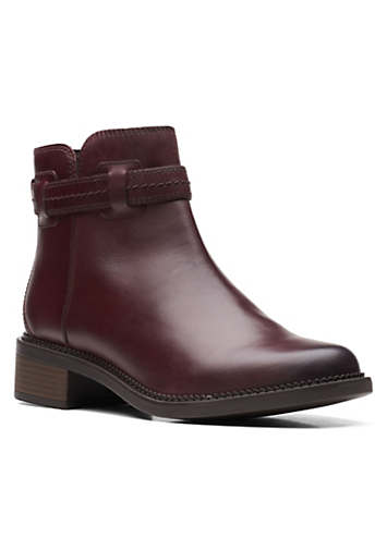 Clarks Collection Leather Maye Ease Boots | Freemans