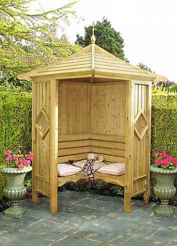 Classic Corner Arbour Bench | Freemans