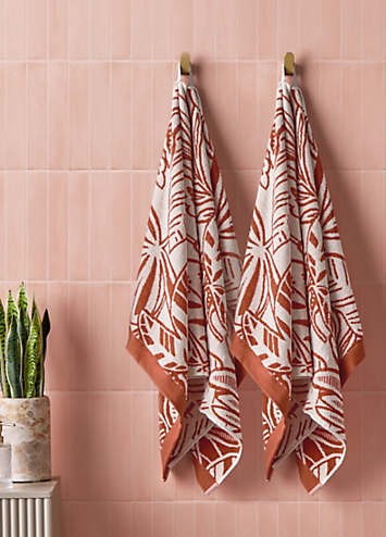 Cosmo Living Floral BCI Cotton Towel Range by CosmoLiving by ...