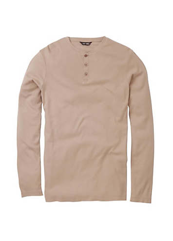 Cotton Traders Long Sleeve Grandad Base Layer Top | Freemans