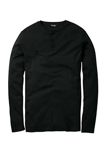 Cotton Traders Long Sleeve Grandad Base Layer Top | Freemans