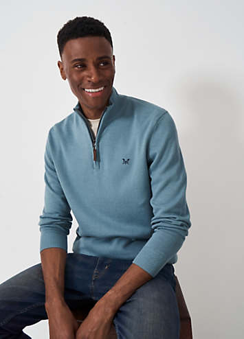 Crew Clothing Company Classic 1/2 Zip | Freemans
