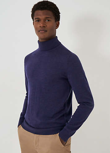 Crew Clothing Company Merino Roll Neck | Freemans