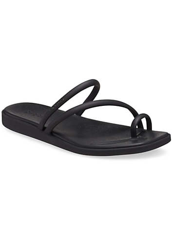 Crocs Black Miami Toe Loop Sandals | Freemans