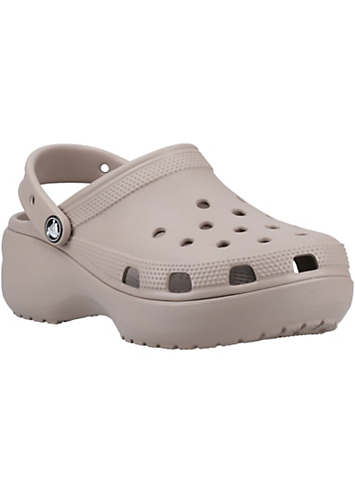 Crocs Classic Brown Platform Clogs | Freemans