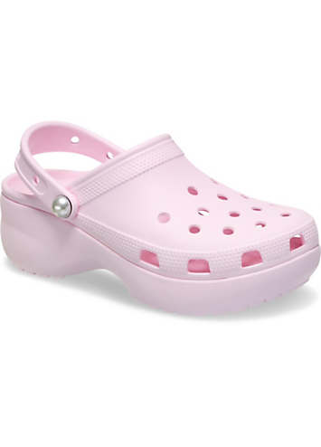 Crocs Pink Classic Platform Clogs | Freemans
