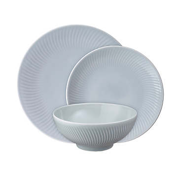 Denby Porcelain Arc 12 Piece Porcelain Dinner Set | Freemans
