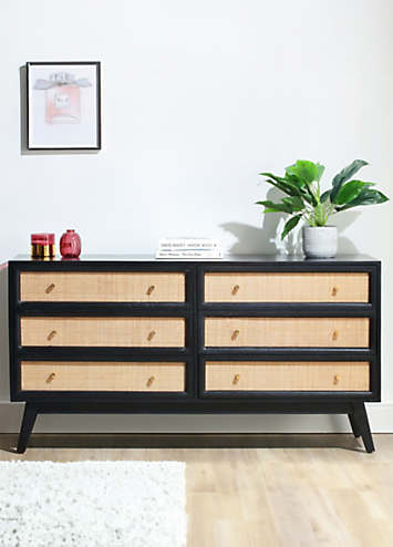 Desser Venice Wide 6 Drawer Chest | Freemans
