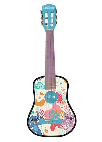 Disney Lilo & Stitch Stitch Acoustic Guitar In Wood - 31 / 78 cm | Freemans