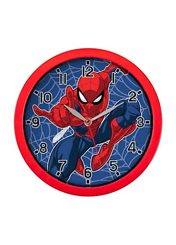 Disney Marvel Spiderman Red Wall Clock | Freemans