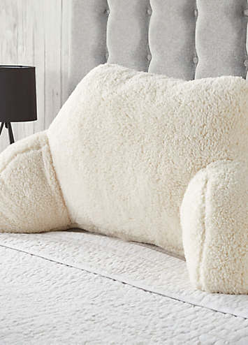 Downland Huggleland Cream Teddy Fleece Cuddle Cushion | Freemans