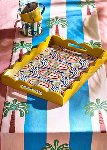 Eleanor Bowmer Electric Coast Palm Tree Tray | Freemans