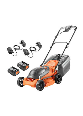 Flymo EasiStore 340R Electric Rotary Lawnmower 36V with 2Ah Battery ...