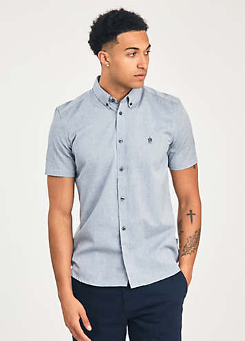 French Connection Cotton Short Sleeve Oxford Shirt | Freemans