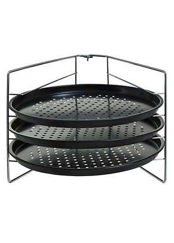 From Scratch Three Tier Non Stick Pizza Rack | Freemans