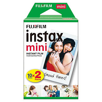 Fujifilm Instax Mini Credit Card Size Glossy Photo Film 10 Pack x 2 ...