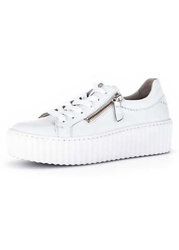 Gabor Leather Platform Trainers | Freemans