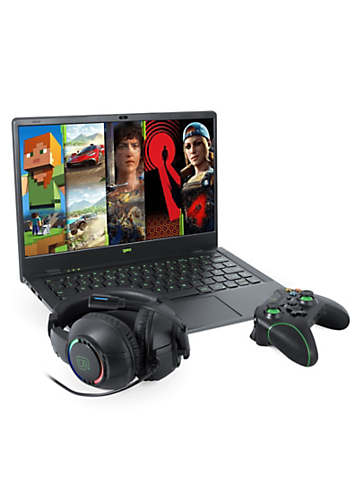 Geo Geobook 140X 14.1in 4GB 128GB UHD Windows 11 Gaming Laptop, Headset ...