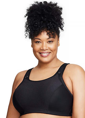 Glamorise Full Figure Plus Size Adjustable Wirefree Sport Bra | Freemans