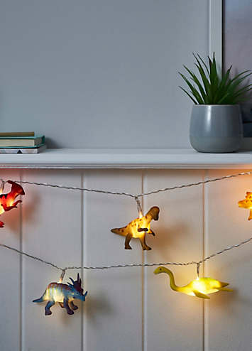 Glow LED Dinosaur Set of 10 String Lights | Freemans