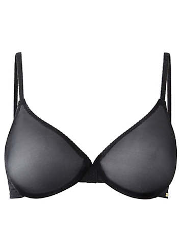 Gossard Glossies Sheer Underwired Moulded Plunge Bra | Freemans