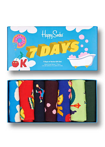 Happy Socks 7-Pack 7 Day Socks Gift Set | Freemans