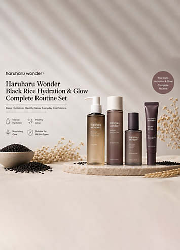 Haruharu Wonder Black Rice Hydration & Glow Complete Routine Set | Freemans