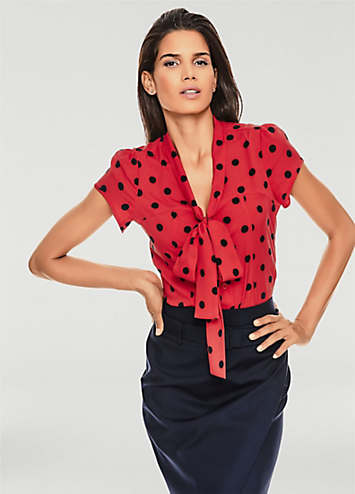 Heine Polka-Dot Blouse | Freemans