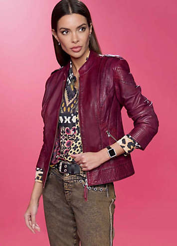 Heine Zip Leather Jacket | Freemans