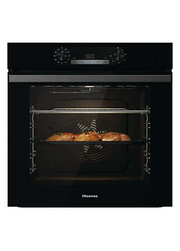 Hisense 77L Built-In Pyrolytic Single Oven BI64211PB - Black | Freemans