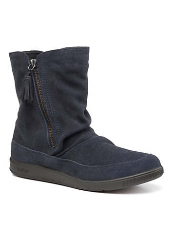 Hotter Pixie III Navy Women’s Casual Boots | Freemans
