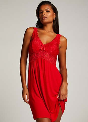 Hunkemoller Nora Lace Slip Dress | Freemans