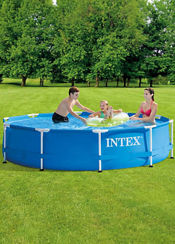 Intex 10ft x 30 Inch Metal Frame Pool Set | Freemans