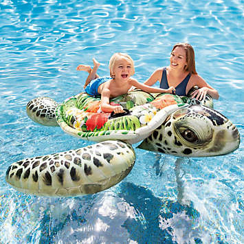 Intex Realistic Sea Turtle Ride On Pool Float | Freemans