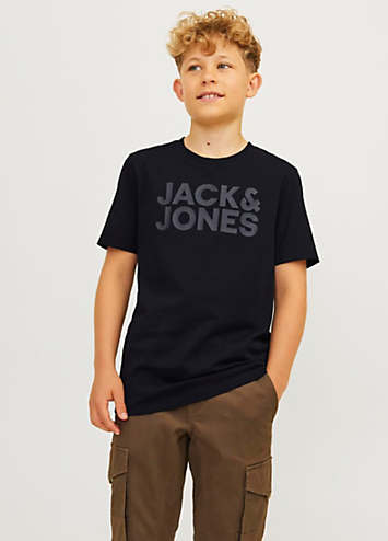 Jack & Jones Ecorp Logo Kids T-Shirt | Freemans