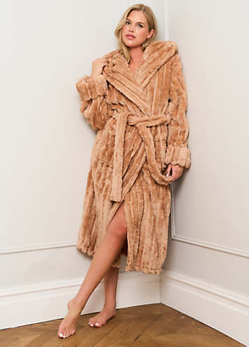 Jim Jam The Label Plush Dressing Gown | Freemans
