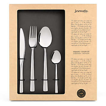 Jomafe Turin 24 Piece Stainless Steel Cutlery Set | Freemans