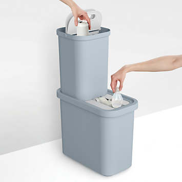 Joseph Joseph Go-Recycle Blue 14 Litre Recycling Caddy | Freemans