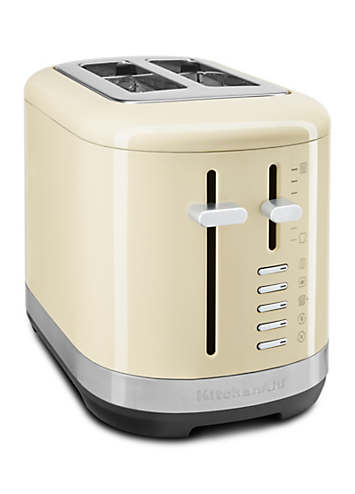 KitchenAid Manual Control 2 Slice Toaster - Almond Cream | Freemans
