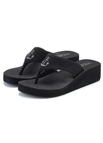 LASCANA Toe-Post Wedge Sandals | Freemans